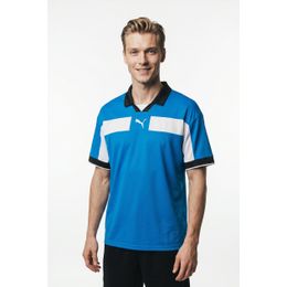 Puma Herren Fu&szlig;balltrikot "TEAMCLASSIC MATCH JERSEY"electro royal, Puma wei&szlig;, Puma schwarz, Gr. M, gemustert, Web, Obermaterial: 100% Polyester,