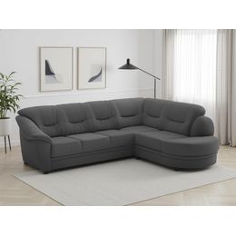 Sit & More Ecksofa SIT & MORE, B:267cm H:90cm T:206cmdunkelgrau, Wohnzimmer, Sofas, "Savona", mit Federkern, optional mit Schlaffunktion