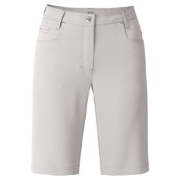 DEPROC Active Damen Bermudas "KENORA URBAN Short & kurze Hose"dunkelbraun, Gr. 48, Web, 97% Polyester. 3% Elasthan, Hosen, In melierter Optik