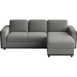 Sit & More Ecksofa SIT & MORE, B:236cm H:85cm T:161cmanthrazit, 100% Polyester, Wohnzimmer, Sofas, "Cordoba", wahlweise mit Schlaffunktion und Bettkasten oder