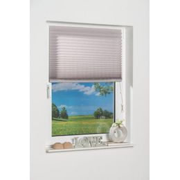 Plissee K-home, B:75cm H:130cmgrau, Badezimmer, Plissees, "COMO"