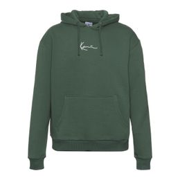 Karl Kani Herren Kapuzensweatshirt "Karl Kani Herren"dunkelgr&uuml;n, Gr. XS, unifarben, 80% Baumwolle, 20% Polyester, Sweatshirts