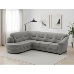 Sit & More Ecksofa SIT & MORE, B:267cm H:90cm T:206cmstone, Wohnzimmer, Sofas, "Savona", mit Federkern, optional mit Schlaffunktion