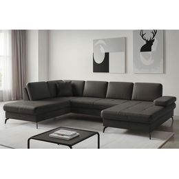 Sit & More Wohnlandschaft SIT & MORE, B:300cm H:83cm T:202cmanthrazit, Sofas, "Morris Jubi, Breite 300 cm", mit Armteilfunktion, optional mit Schlaffunktion