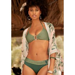 JETTE Triangel-Bikinis, Gr&uuml;n, Gr. 34A/B, Damen, Triangel-Bikinis, Material: Polyamid, Elasthan