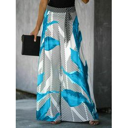 LA Angels Hose in Wei&szlig;/ Blau - 55% | Gr&ouml;&szlig;e L | Damenhosen