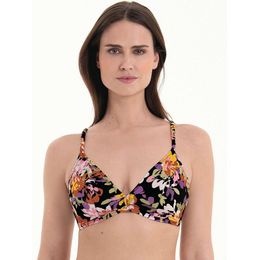 Anita Bikini-Oberteil "Federica" in Schwarz/ Bunt - 84% | Gr&ouml;&szlig;e 44C-Cup | Damen-bademode