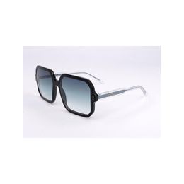 ISABEL MARANT &Eacute;TOILE Damen-Sonnenbrille in Schwarz/ Hellblau - 70% | Gr&ouml;&szlig;e 57 | Damen-brillen