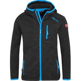 Trollkids Fleecejacke "Jondalen XT" in Grau - 46% | Gr&ouml;&szlig;e 140 | Kids-fleecejacken-fleecepullover