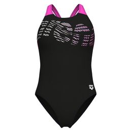arena Badeanzug in Schwarz/ Pink - 60% | Gr&ouml;&szlig;e 36 | Damen-bademode