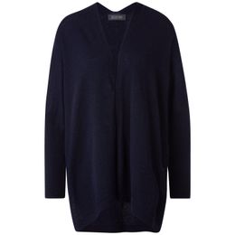 Seldom Damen-Strickjacke Merinowolle L Navy