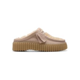 Clarks Leder-Clogs "Torhill" in Beige - 63% | Gr&ouml;&szlig;e 37,5 | Damen-pantoletten