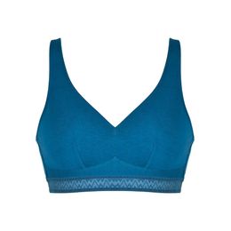 Naturana B&uuml;gelloser BH in Blau - 62% | Gr&ouml;&szlig;e 80D | Damen-bhs