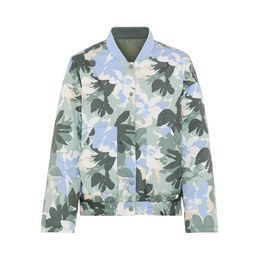 Olsen Wende-Bomberjacke in Khaki/ Hellblau - 68% | Gr&ouml;&szlig;e 40 | Damenjacken