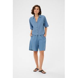 Kaffe Jeans-Hemd in Blau - 45% | Gr&ouml;&szlig;e 44 | Damen-blusen