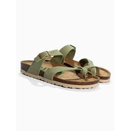 BAYTON Leder-Zehentrenner "Diane" in Hellgr&uuml;n - 58% | Gr&ouml;&szlig;e 37 | Damen-sandalen