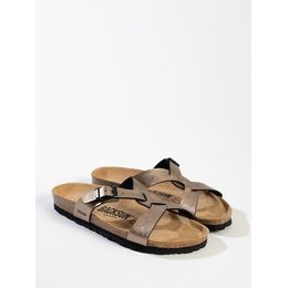 BACKSUN Pantoletten "Abramo" in Bronze - 58% | Gr&ouml;&szlig;e 39 | Damen-pantoletten