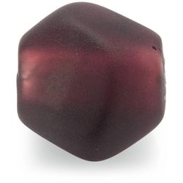 Menard M&eacute;nard Muranoglas Wechselschlie&szlig;e zu Strick-Collier, Aubergine