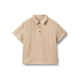 Wheat Poloshirt "Svend" in Beige - 44% | Gr&ouml;&szlig;e 110 | Kinder-oberteile
