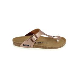 BAYTON Leder-Zehentrenner "Mercure" in Kupfer - 57% | Gr&ouml;&szlig;e 38 | Damen-sandalen