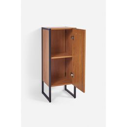 bonprix Badezimmer Schrank, beige, Gr.85x34 cm, Schrank stehend im Industrial Style