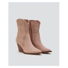 Bellucci Stiefeletten in Rosa - 65% | Gr&ouml;&szlig;e 39 | Stiefeletten