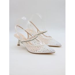 Bellucci Sligpumps in Wei&szlig; - 55% | Gr&ouml;&szlig;e 38 | Pumps