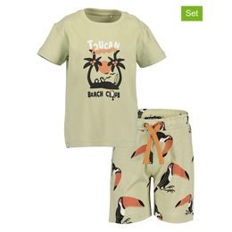 Blue Seven 2tlg. Outfit in Khaki - 48% | Gr&ouml;&szlig;e 110 | Kinder-oberteile