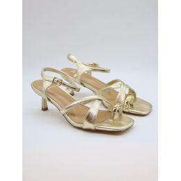 Bellucci Sandaletten in Gold - 58% | Gr&ouml;&szlig;e 37 | Damen-sandalen