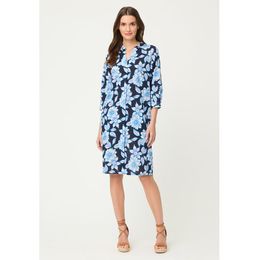 Olsen Kleid in Hellblau/ Dunkelblau - 67% | Gr&ouml;&szlig;e 36 | Damen-kleider