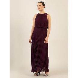Apart Plisseekleid in Aubergine - 77% | Gr&ouml;&szlig;e 36 | Damen-kleider