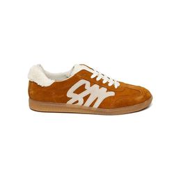 Steve Madden Leder-Sneakers in Hellbraun - 51% | Gr&ouml;&szlig;e 39 | Damen-sneakers