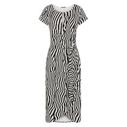 Olsen Kleid in Wei&szlig;/ Schwarz - 61% | Gr&ouml;&szlig;e 34 | Damen-kleider