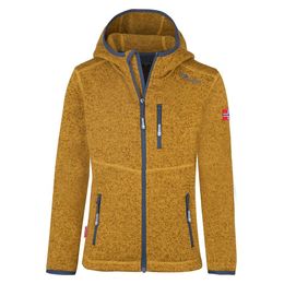 Trollkids Fleecejacke "Jondalen XT" in Hellbraun - 42% | Gr&ouml;&szlig;e 110 | Kids-fleecejacken-fleecepullover
