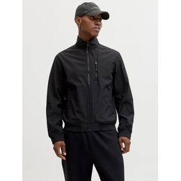 Jack & Jones Jack & Jones Softshelljacke "Parker" in Schwarz - 31% | Gr&ouml;&szlig;e XXL | Herren-outdoorjacken