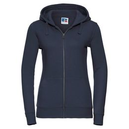 Russel Athletic Russell - "Authentic" Hoodie mit durchgehendem Rei&szlig;verschluss f&uuml;r Damen (Dunkelblau)