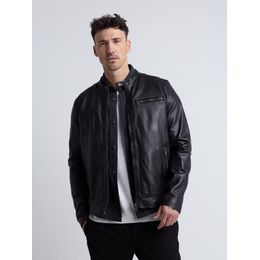 JCC Herren Lederjacke "31025200", schwarz, Gr. 50, Oberstoff: 100% Lammleder. Futter: 100% Baumwolle. &Auml;rmelfutter: 100% Polyester. Taschenfutter: