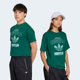 Jungen T-Shirt "ORIGINALS BATWING 72, LOCKER GESCHNITTEN"collegiate gr&uuml;n, Gr. 140, adidas originals, Obermaterial: 100% Baumwolle, Shirts