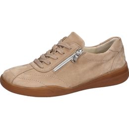 Waldl&auml;ufer WALDL&Auml;UFER Damen Schn&uuml;rschuh "H-Linea", Gr. 7,5natur, Nubukleder, Basic, Schuhe, Halbschuh, Sneaker, Bequemschuh in Komfortweite H = sehr weit
