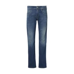Replay Herren Slim-fit-Jeans "Replay ANBASS", blau, Gr. 33, unifarben, 99% Baumwolle, 1% Elasthan, Jeans