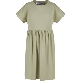 Urban Classics M&auml;dchen Shirtkleid "Urban Classics Girls Organic Empire Valance Tee Dress"softsalvia, Gr. 122, unifarben, 100% Baumwolle, Kleider