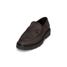 Marc O'Polo MARC O'POLO Herren Loafer "aus gewachstem Veloursleder", Gr. 46schwarz graphite, Obermaterial: 100% Leder, unifarben, Schuhe