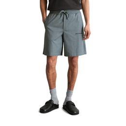 Marc O'Polo Herren Shorts "aus schwerem Bio-Baumwoll-Jersey"cadet blau, Gr. M, MARC O'POLO DENIM, unifarben, Obermaterial: 100% Baumwolle, Hosen