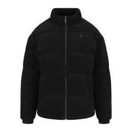 Karl Kani Herren Winterjacke "Karl Kani Signature Corduroy Puffer Jacket"schwarz, Gr. M, mehrfarbig, 100% Baumwolle, Jacken
