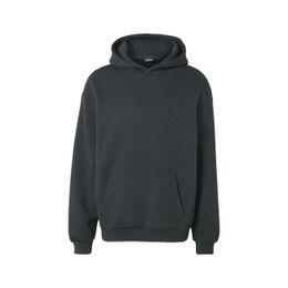 Urban Classics Herren Kapuzenpullover "Urban Classics Fluffy Hoody"charcoal, Gr. L, unifarben, 70% Baumwolle, 30% Polyester, Pullover