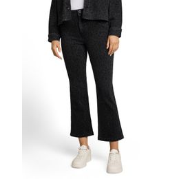 Tom Tailor Damen 3/4-Jeans "Kate - Slim"leo denim allover, Gr. 32, Denim/Jeans, Obermaterial: 92% Baumwolle, 8% Elasthan. Futter: 65% Baumwolle, 35%