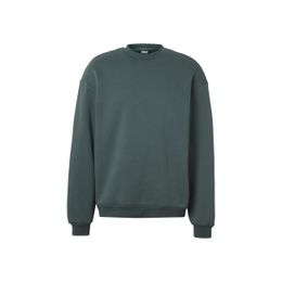 Urban Classics Herren Sweater "Urban Classics Fluffy Crewneck"bottlegr&uuml;n, Gr. 4XL, unifarben, 70% Baumwolle, 30% Polyester, Sweatshirts