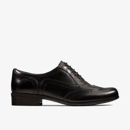 Clarks Hamble Oak Schwarze Leder Schuhe