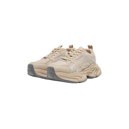 Buffalo Damen Sneaker "Buffalo ZEDIX - VEGAN NAPPA/MESH", Gr. 38cream, silber, Kunstfaser, Schuhe