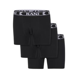 Karl Kani Herren Boxershorts "Karl Kani Retro Tape 3 Pack Boxer Briefs", Gr. Lschwarz, 95% Baumwolle, 5% Elasthan, Unterhosen
